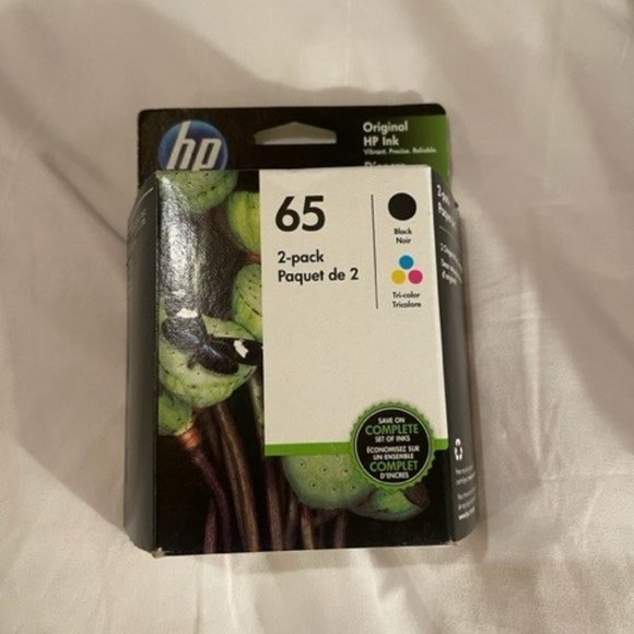 HP | Other | Hp Original 65 2 Pack Black And Tricolor Pack | Poshmark